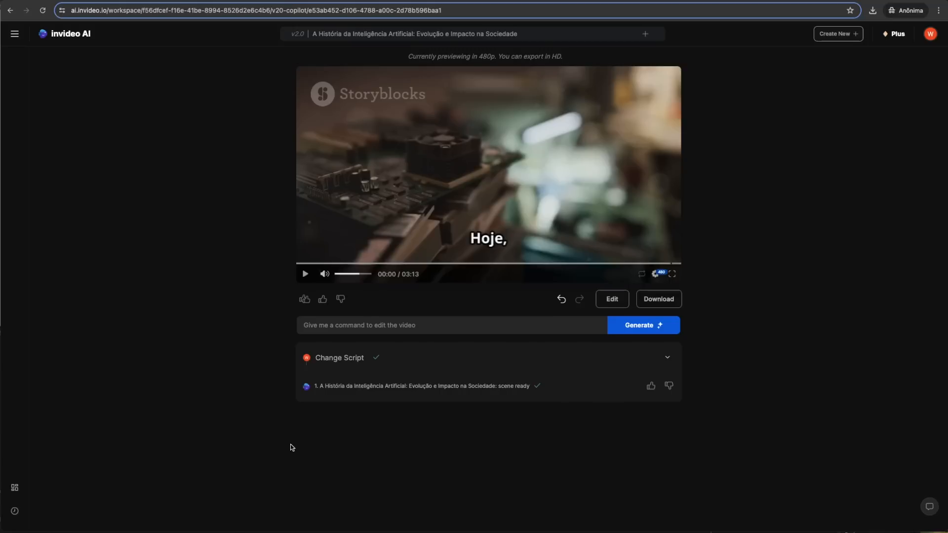 Tutorial InVideo AI: Crie Vídeos Multiplataforma Com IA